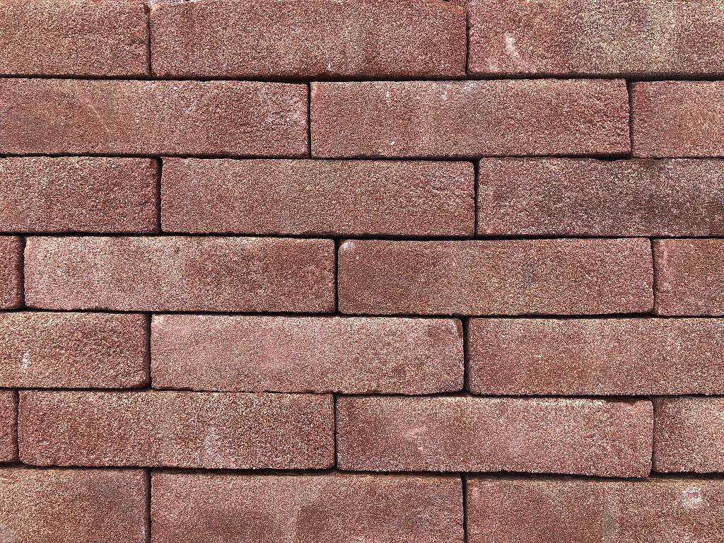 Ca. 10m² , Gebakken Klinkers, Waalformaat, Rood-Bruin, P042 ...